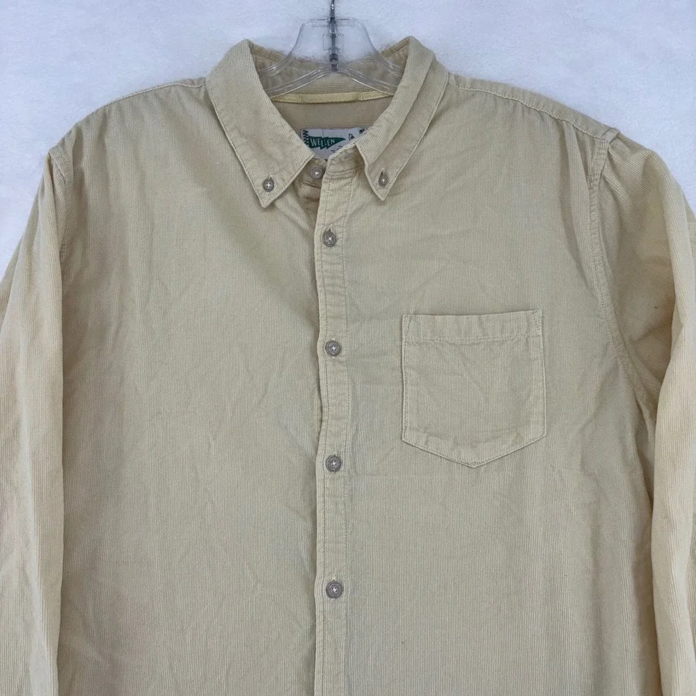 Wellen | Shirts | Wellen Mens Organic Cotton Corduroy Button Down Shirt ...